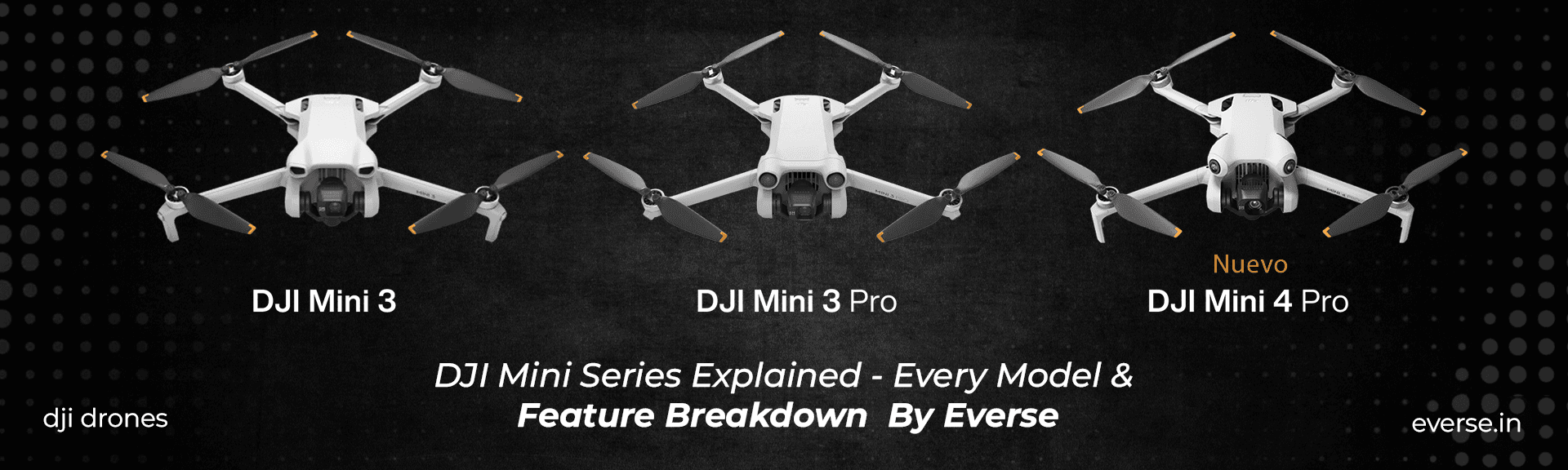 Buy DJI Mini Series Drones in India | No DGCA Registration | Everse